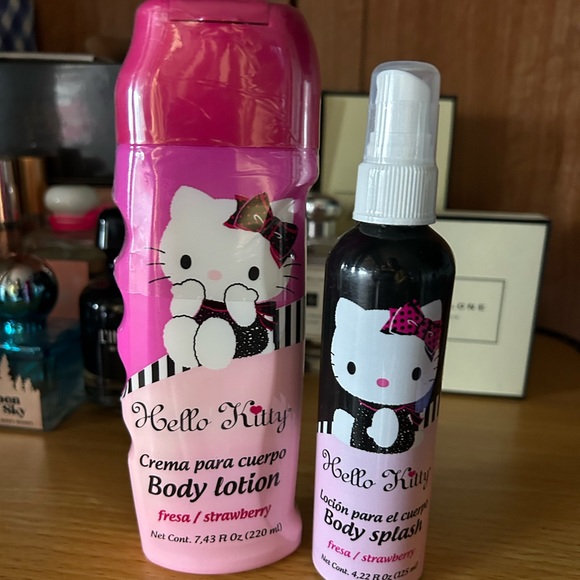 Hello Kitty | Other | Sealed Hello Kitty Body Splash Body Lotion Set ...